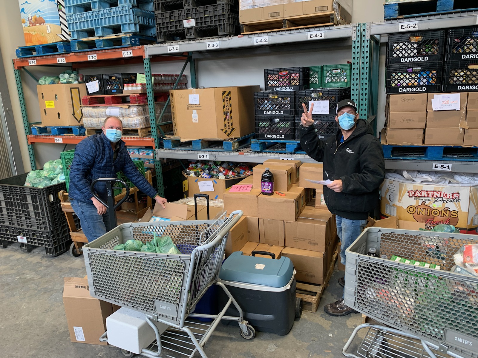 Stay Montana Volunteers at Gallatin County Food Bank - Stay Montana